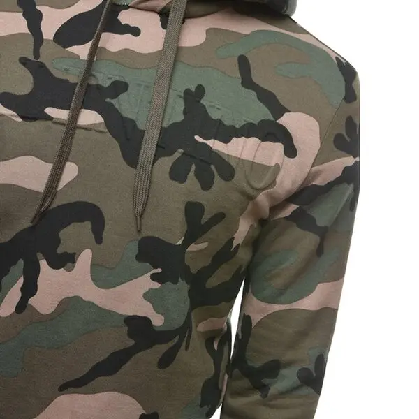 Valentino Garavani Camouflage Pattern Hoodie Sweatshirt