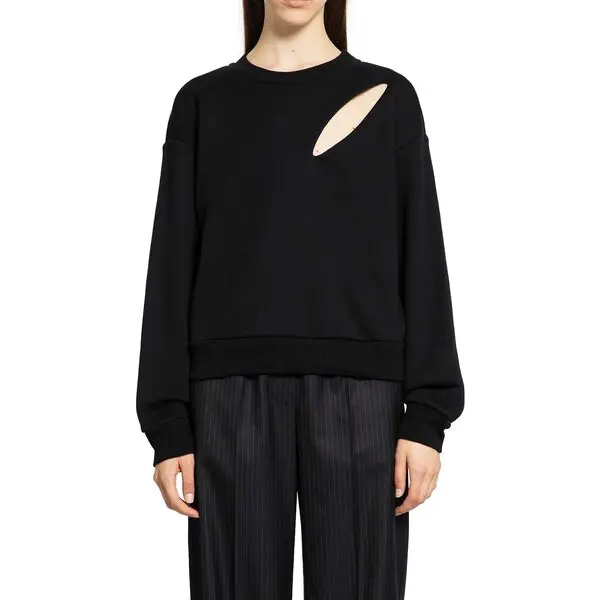 Alexander McQueen Cotton Sweatshirt - Black