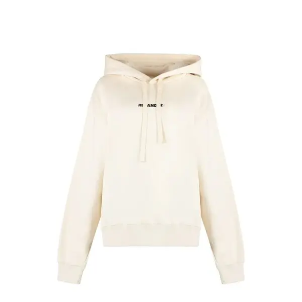 JIL SANDER Cotton Hooded Sweatshirt