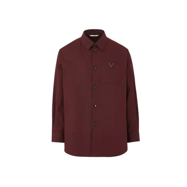 Valentino Garavani Cotton Shirt Jacket - Red