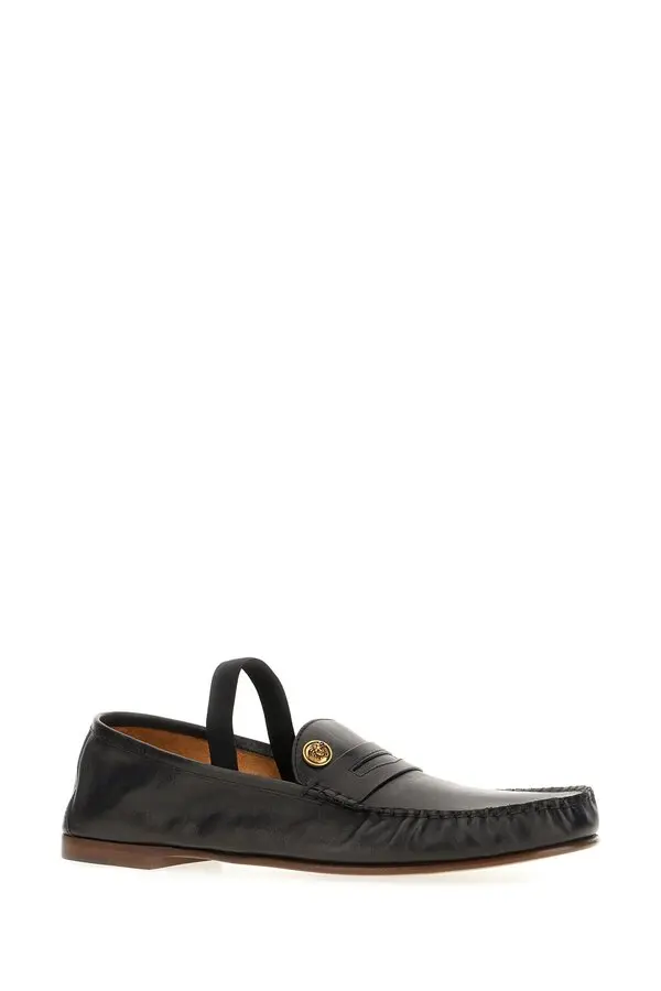 Versace Leather Loafers