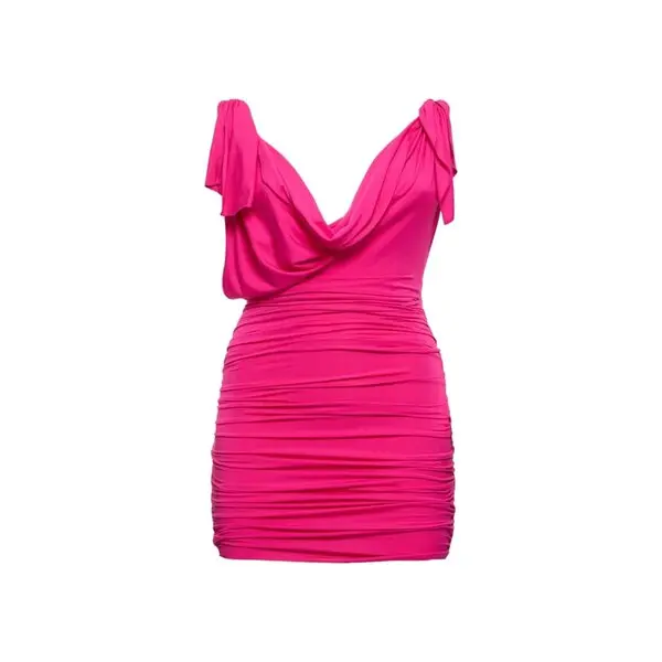Attico Jersey Mini Dress - Pink