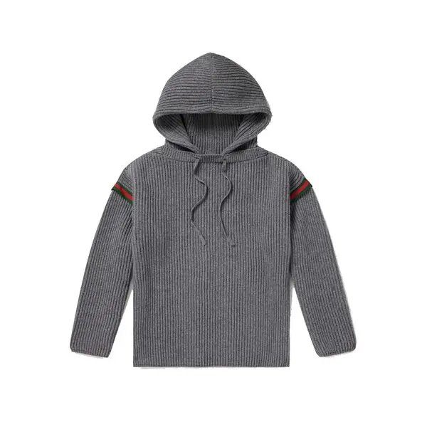 Gucci Wool Zipped Sweatshirt - Gray