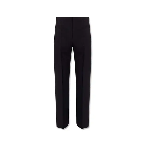 FERRAGAMO Cotton And Silk Pants - Blue