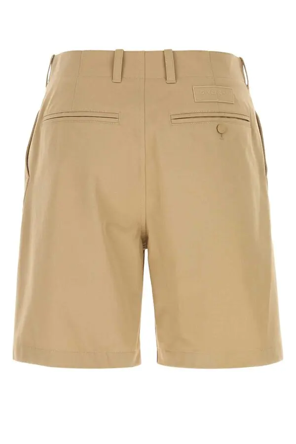 Givenchy Beige Cotton Bermuda Shorts