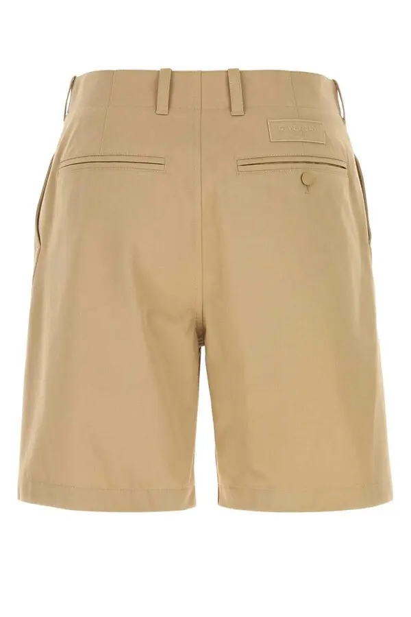 Givenchy Beige Cotton Bermuda Shorts - Brown