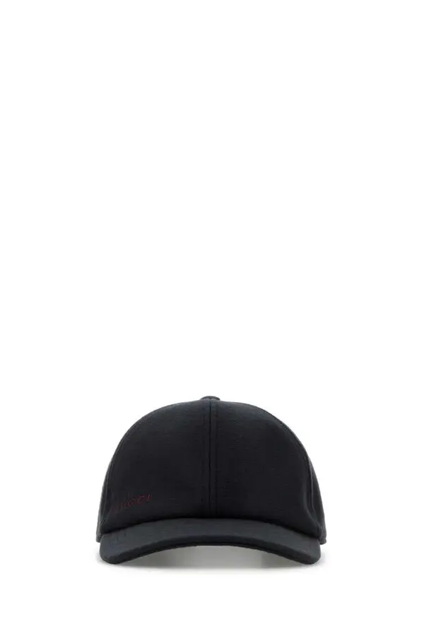 Gucci Navy Wool Baseball Cap
