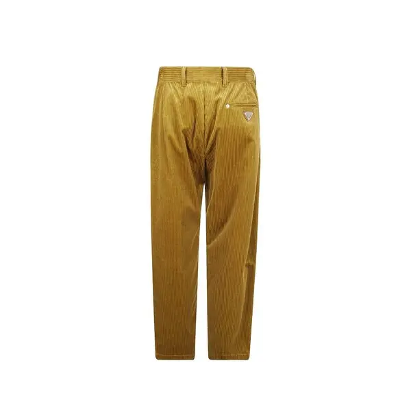 Prada Pinwale Corduroy Trousers - Yellow