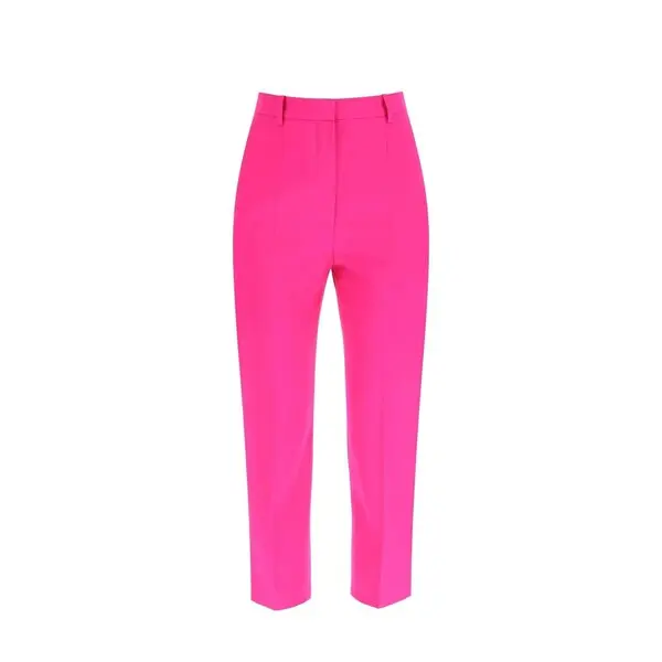 Alexander McQueen Classic Wool Trousers - Pink