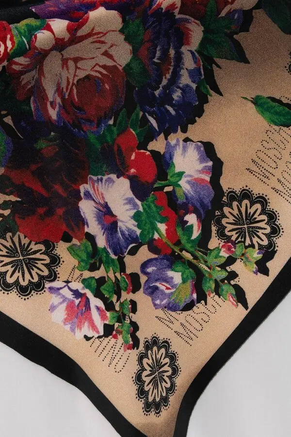 Moschino Floral Print Long Sleeve Shirt - Multicolor