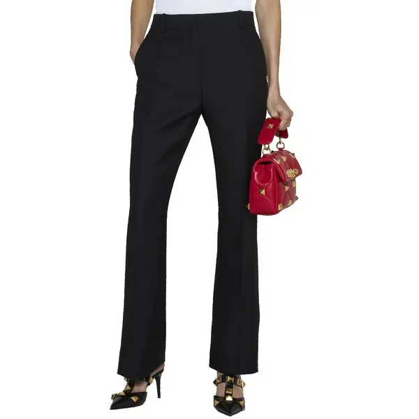 Valentino Garavani Wool And Silk Trousers