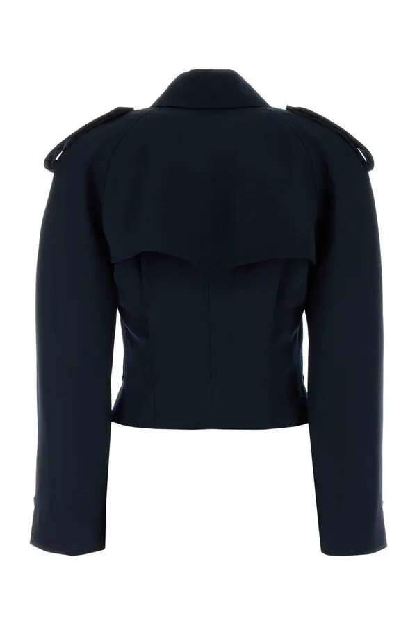 Alexander McQueen Midnight Wool Trench Coat