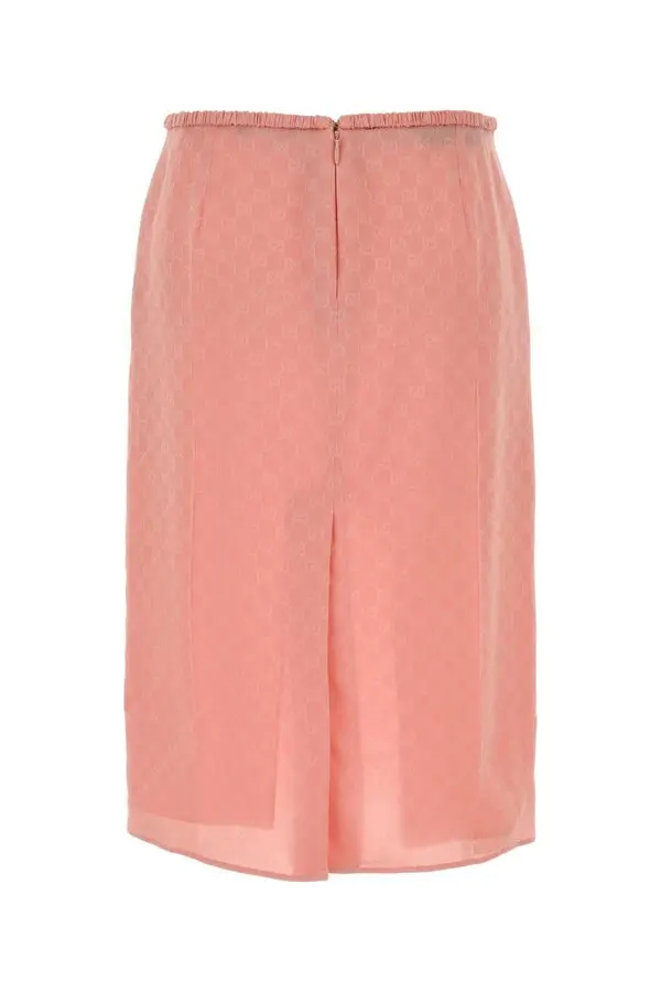 Gucci Gg Silk Skirt