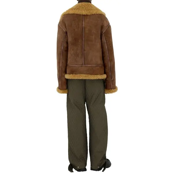 Burberry Quilted Pleated Pants