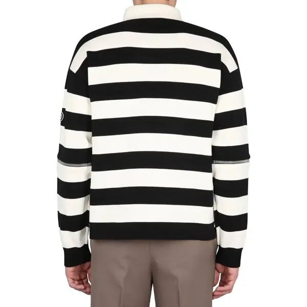 Gucci Striped Cotton Polo - White