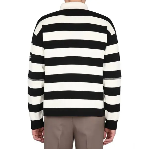 Gucci Striped Cotton Polo - White
