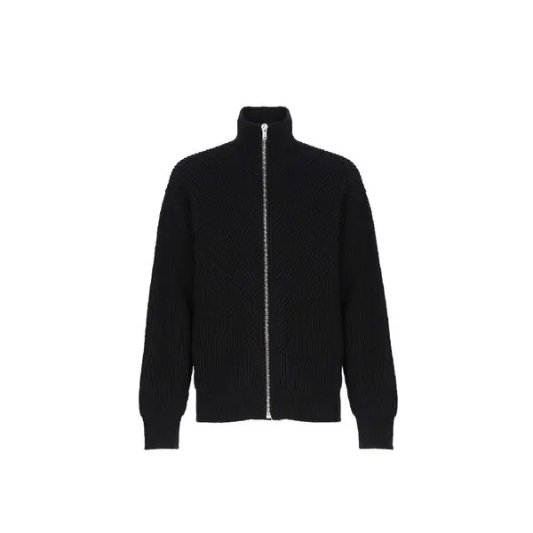 JIL SANDER Mohair Cardigan - Black