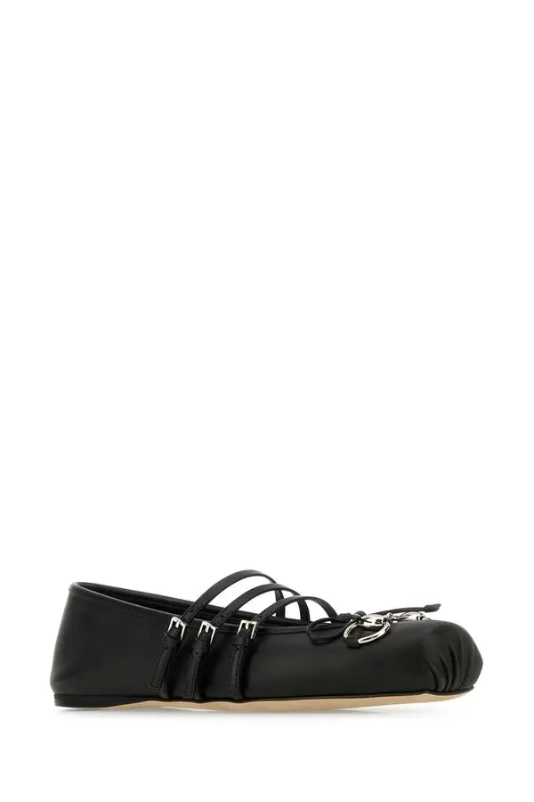 Gucci Leather Ballerinas