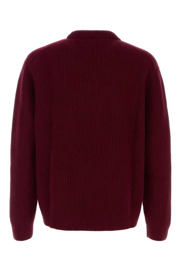 Gucci Burgundy Wool Blend Sweater