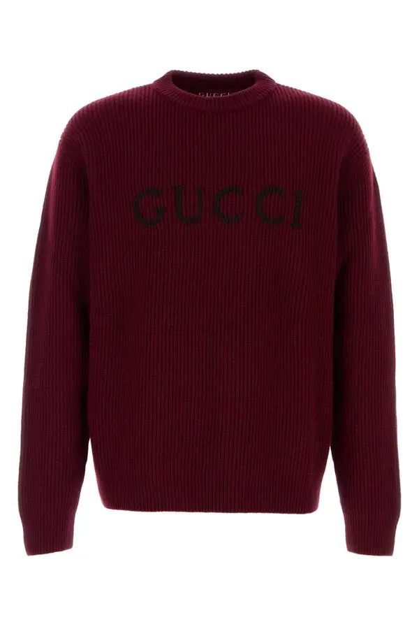 Gucci Wool Blend Sweater - Red