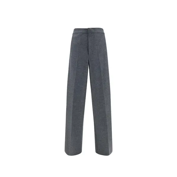 JIL SANDER Wool Classic Pants - Gray