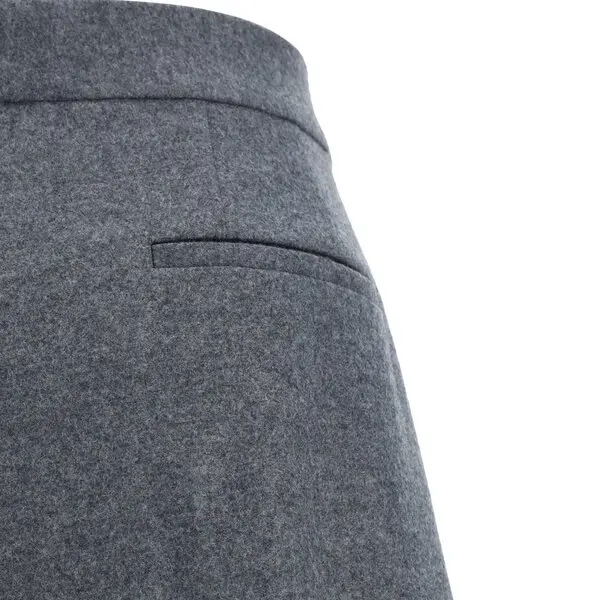 JIL SANDER Wool Classic Pants - Gray