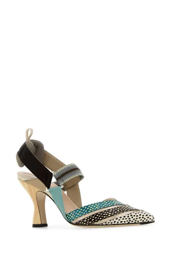 Fendi Leather Colibrã¬ Pumps