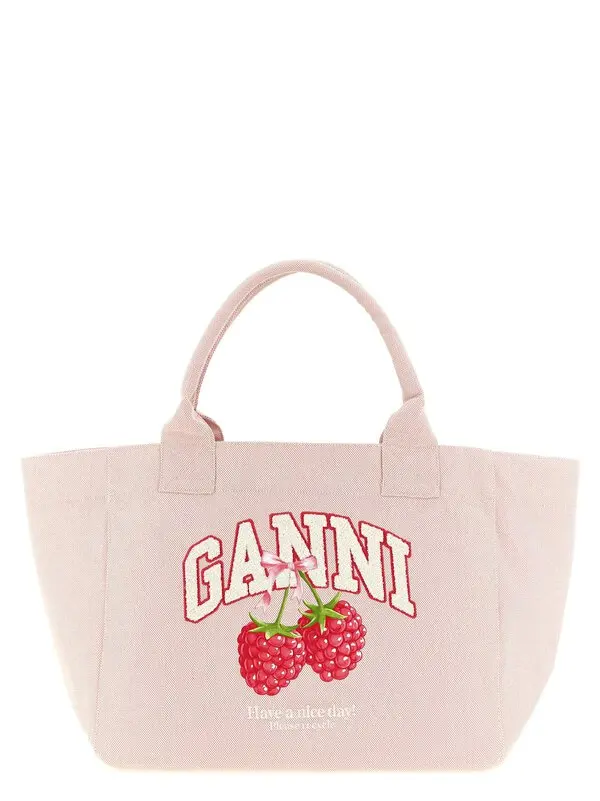 GANNI Shopping Bag - Pink