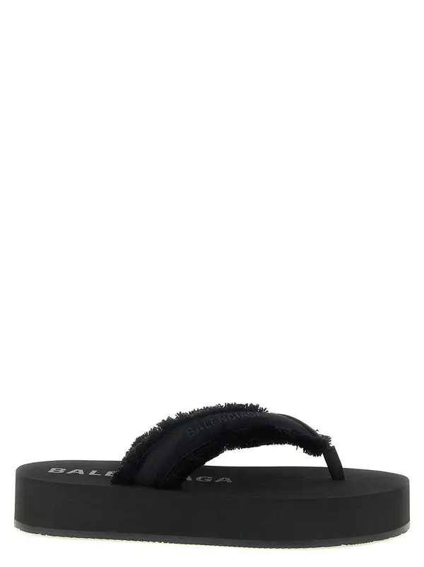 Balenciaga Jet Lag' Sandals - Black