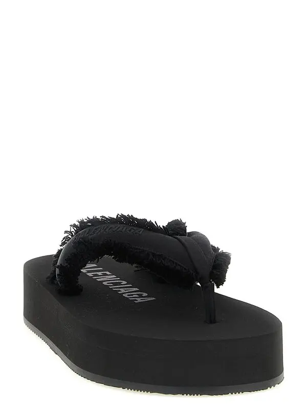 Balenciaga Jet Lag' Sandals - Black