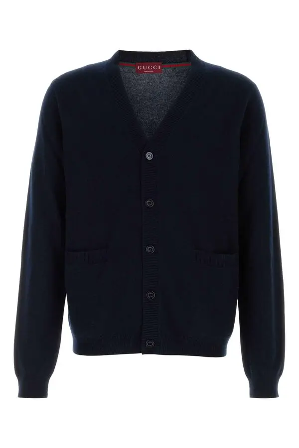 Gucci Cashmere Cardigan - Blue