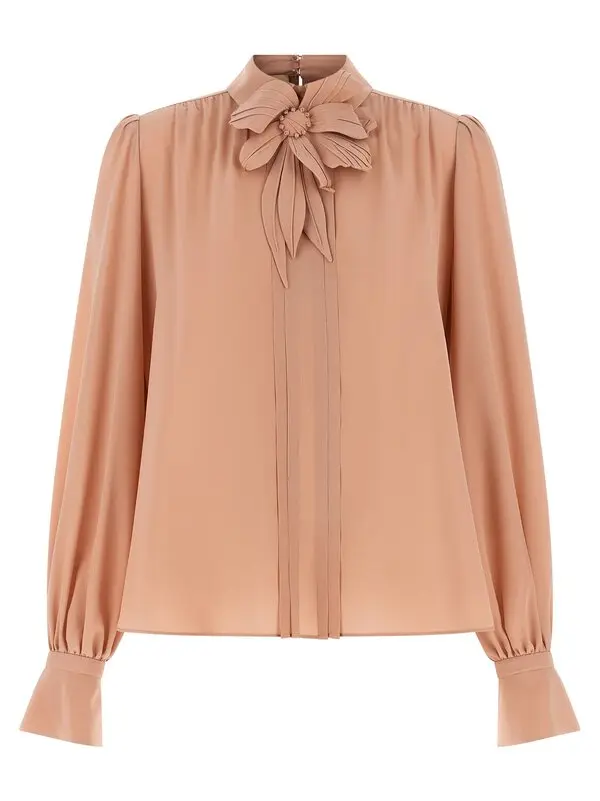 Valentino Garavani Crêpe Top - Pink