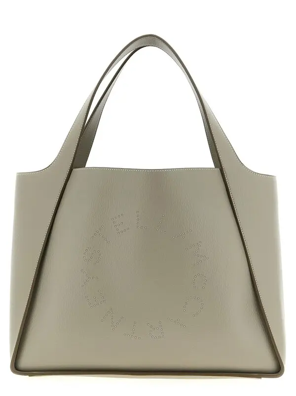 Stella McCartney The Logo Bag Shopping Bag - Cream