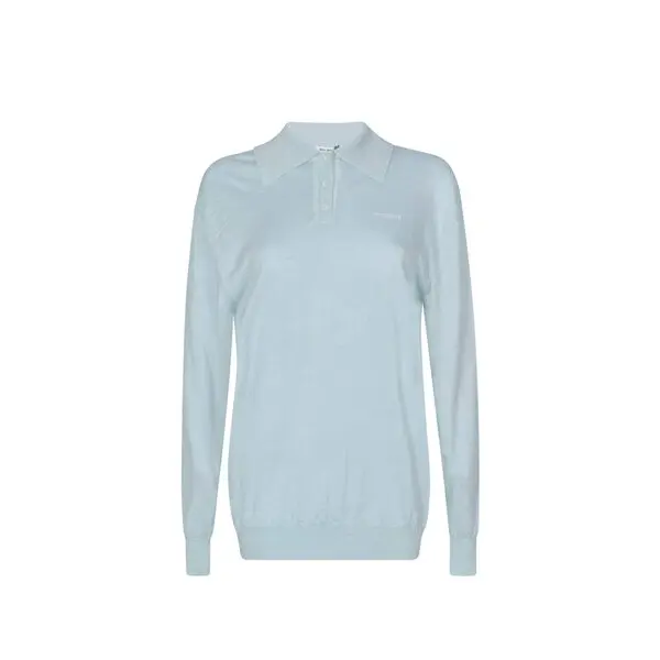 Miu Miu Cashmere Polo - Blue
