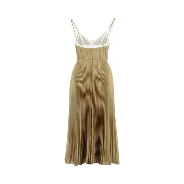 Prada Midi Dress - Gold