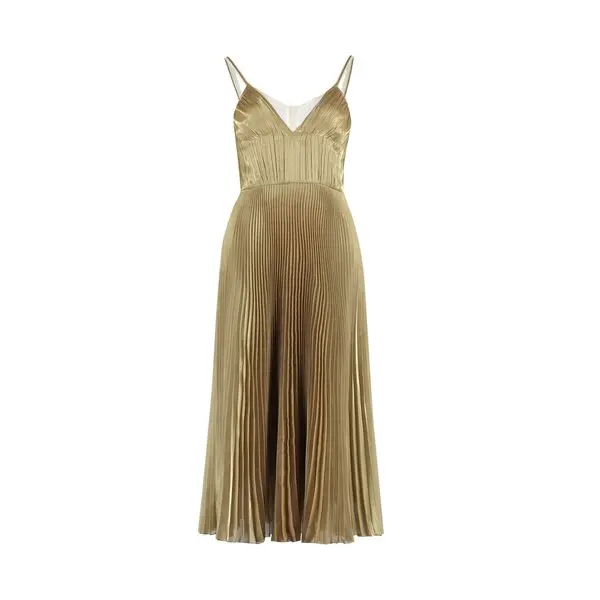 Prada Midi Dress - Gold