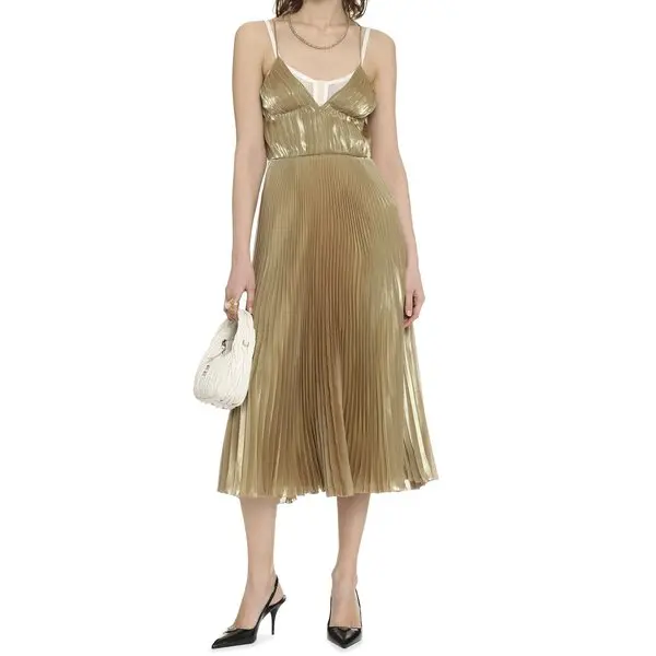 Prada Midi Dress - Gold