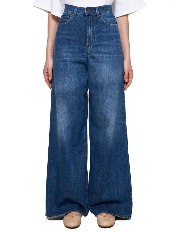Chloé Wide-leg Denim Jeans - Multicolor