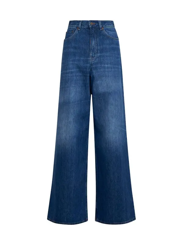 Chloé Wide-leg Denim Jeans - Multicolor