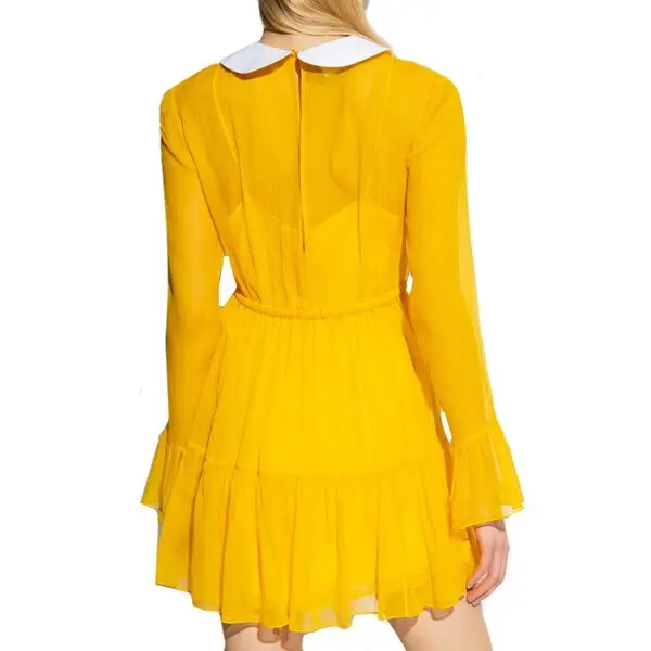 Gucci Silk Chiffon Dress - Yellow