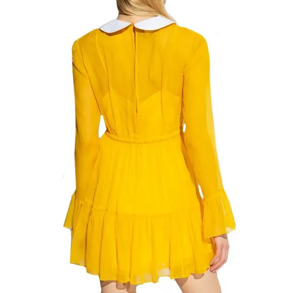Gucci Silk Chiffon Dress - Yellow