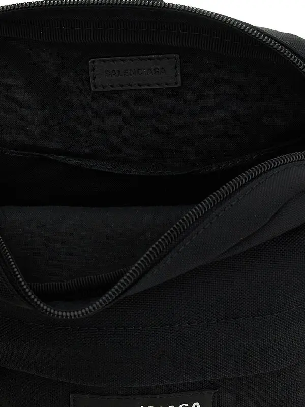 Balenciaga Explorer' Crossbody Bag - Black