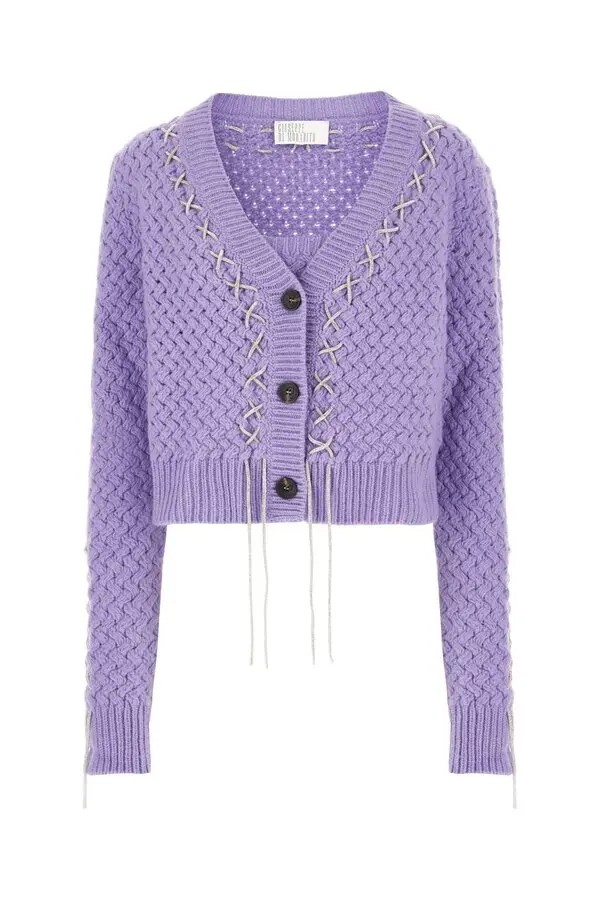 Giuseppe Di Morabito Cropped V-neck Knitwear - Multicolor