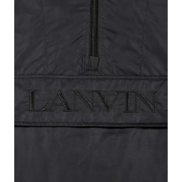 LANVIN Logo Hooded Windbreaker