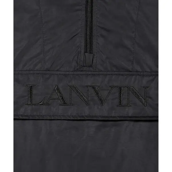 LANVIN Logo Hooded Windbreaker