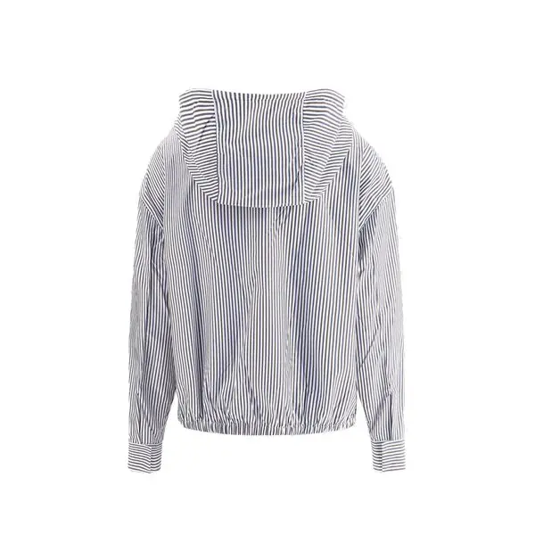 Prada Striped Hooded Jacket