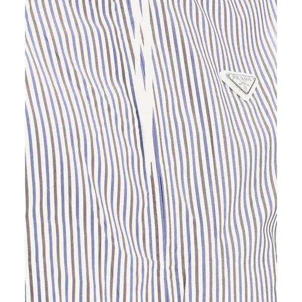 Prada Striped Hooded Jacket