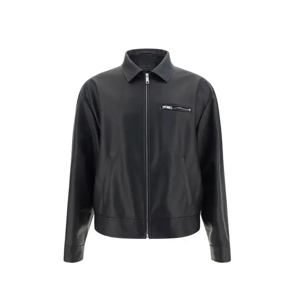 Prada Leather Jacket - Black