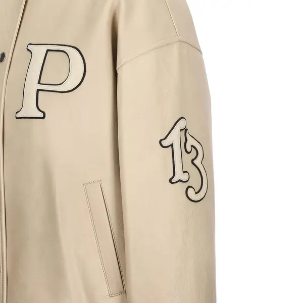 Prada Padded Leather Jacket - Cream