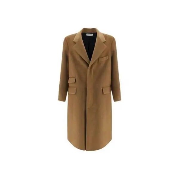 Saint Laurent Manteau Oversize Coat - Brown